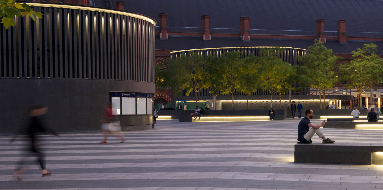 King's Cross Square Lighting - Ben Hollands